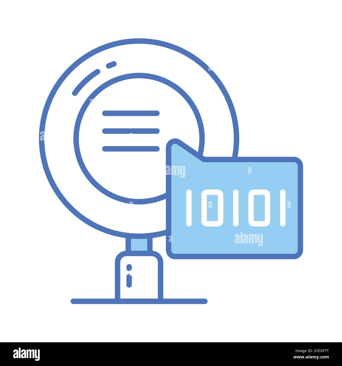 Creative icon of binary search in modern style, ready to use vector ...