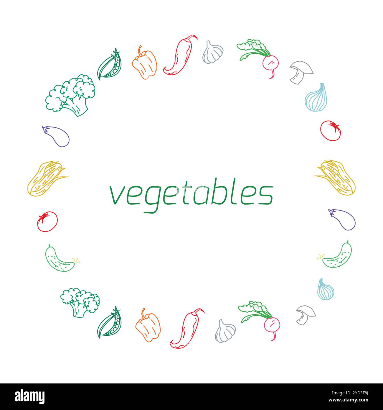 Vegetables text background Stock Vector Image & Art - Alamy