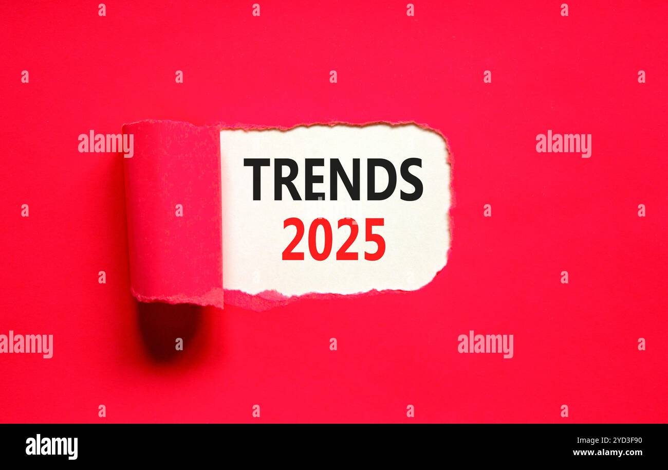 Planning trends 2025 new year symbol. Concept words Trends 2025 on ...