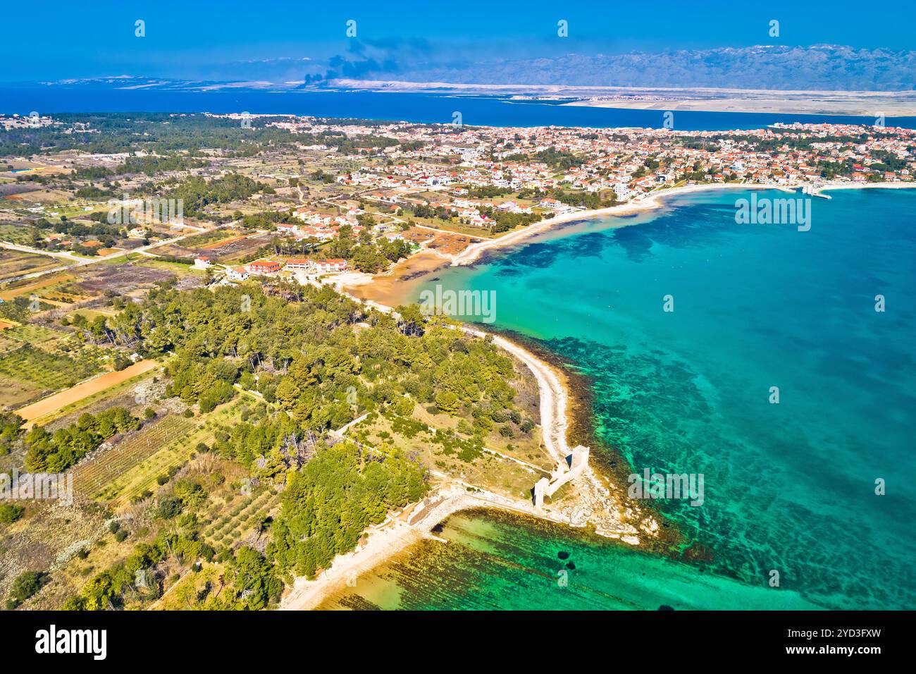 Island of Vir archipelago aerial panoramic view Stock Photo - Alamy