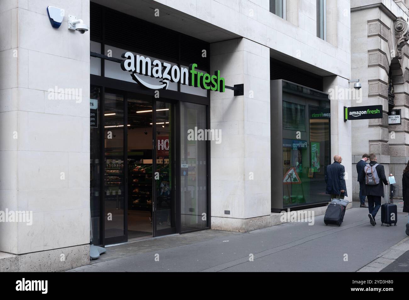 London, Uk - October 19, 2024 - The entrance to the Amazon Fresh ...
