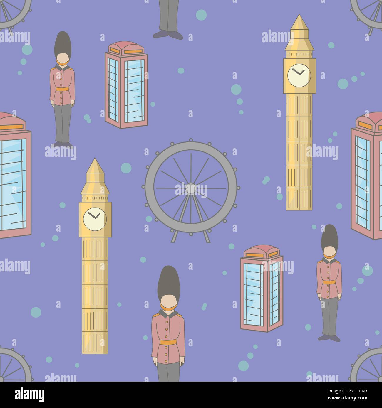 United Kingdom seamless pattern blue color Stock Vector Image & Art - Alamy