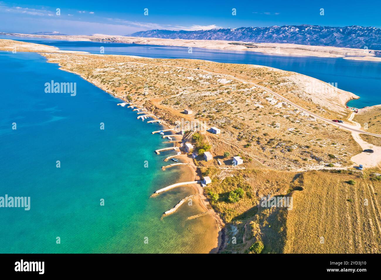 Zadar area stone desert scenery near Zecevo island Stock Photo - Alamy