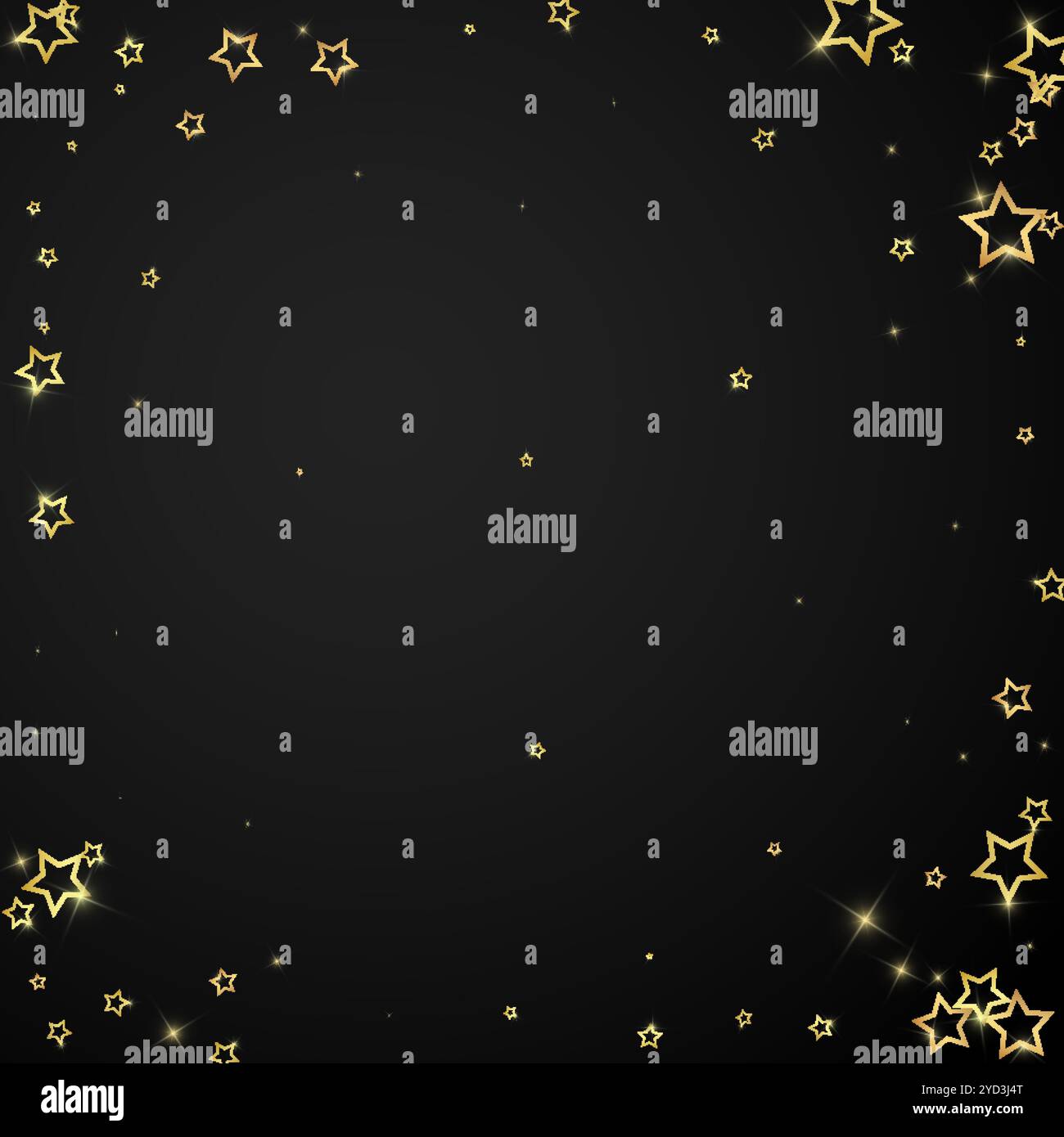 Christmas stars vector overlay. Magic stars luxury sparkling confetti ...