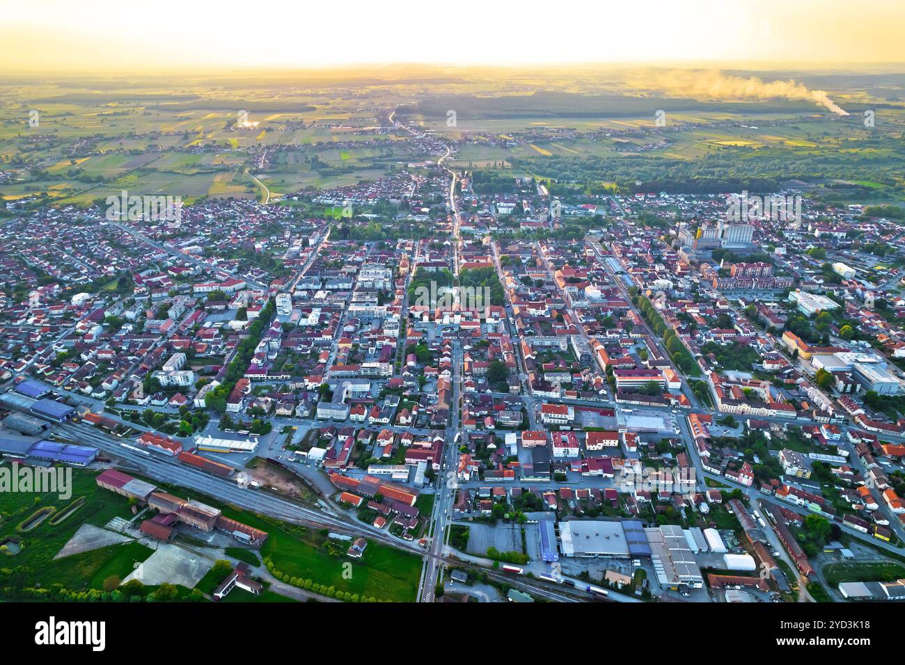 Aerial view tower house hi-res stock photography and images - Alamy