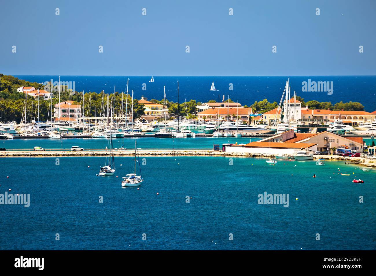 Adriatic town rogoznica aerial hi-res stock photography and images - Alamy