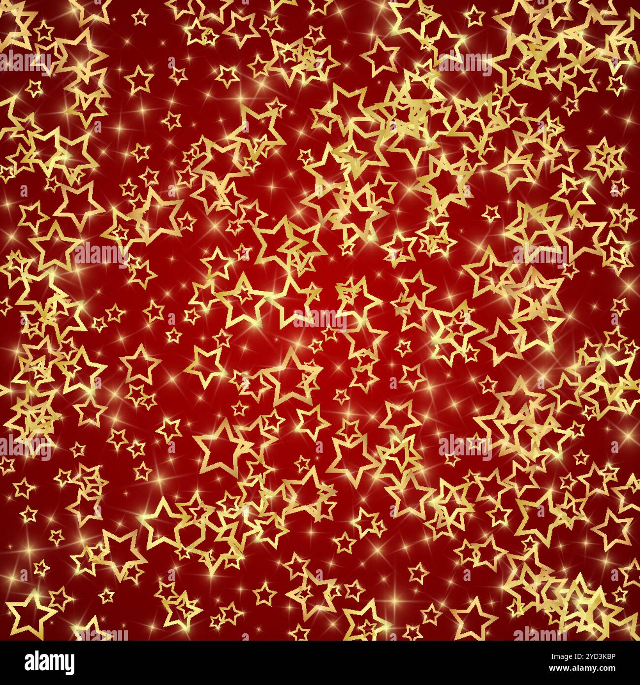 Christmas stars vector overlay. Magic stars luxury sparkling confetti ...