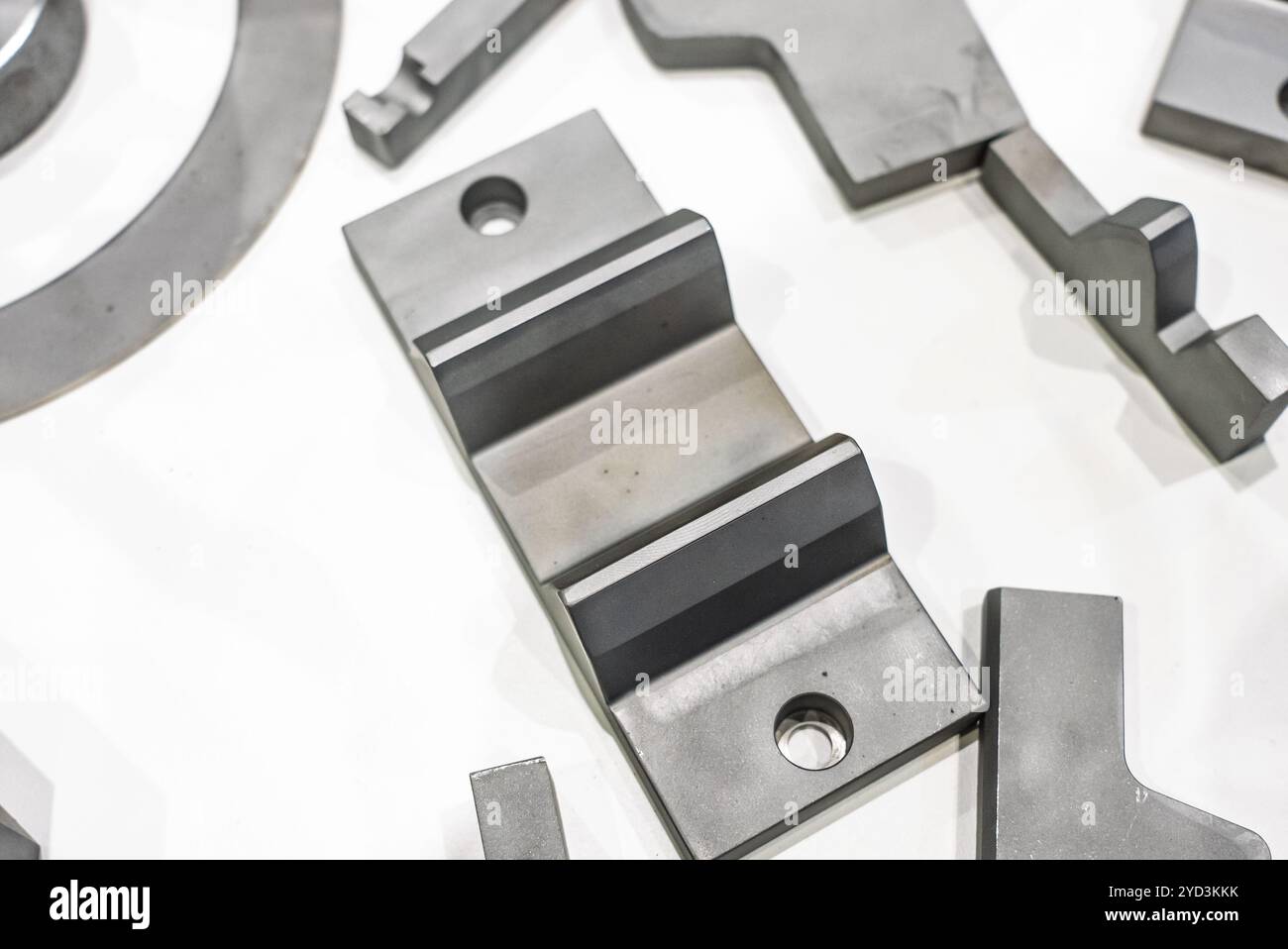 Finished steel products after quenching. Steel after quenching. Various ...