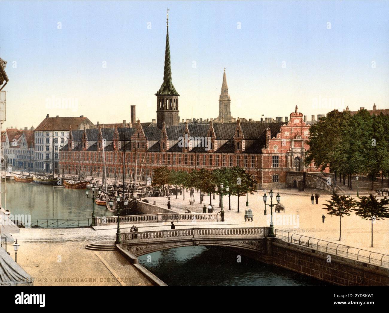 Stock Exchange Hall, Copenhagen, Denmark, ca 1895, Historical ...