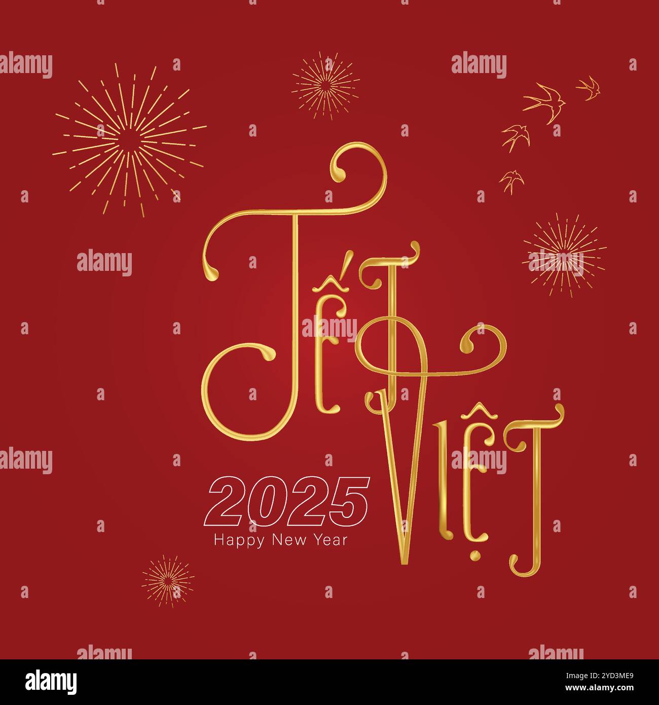 festive design with the words TET VIET Stock Vector Image & Art - Alamy