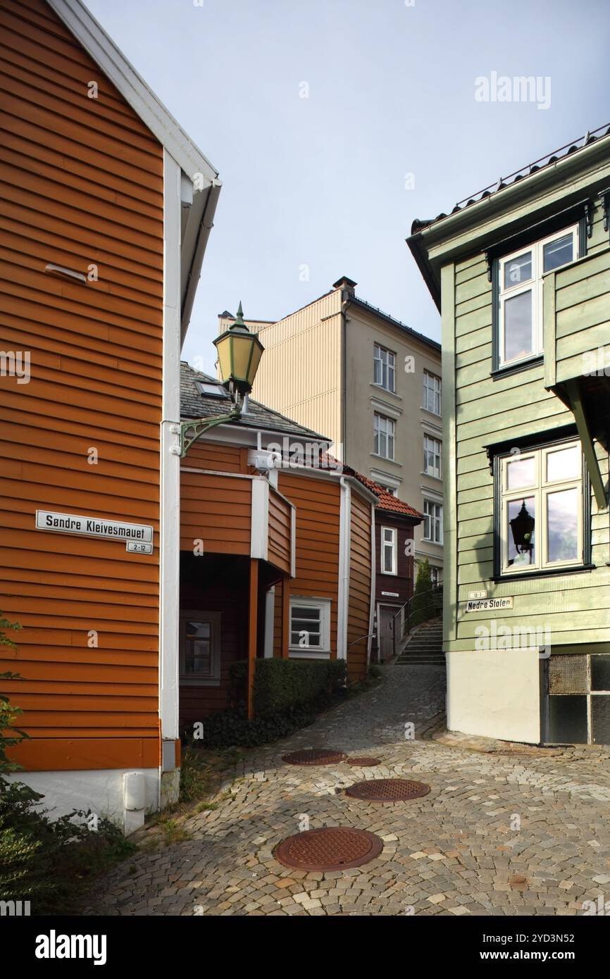 Traditional timber housing, Bergen, Norway Stock Photo - Alamy