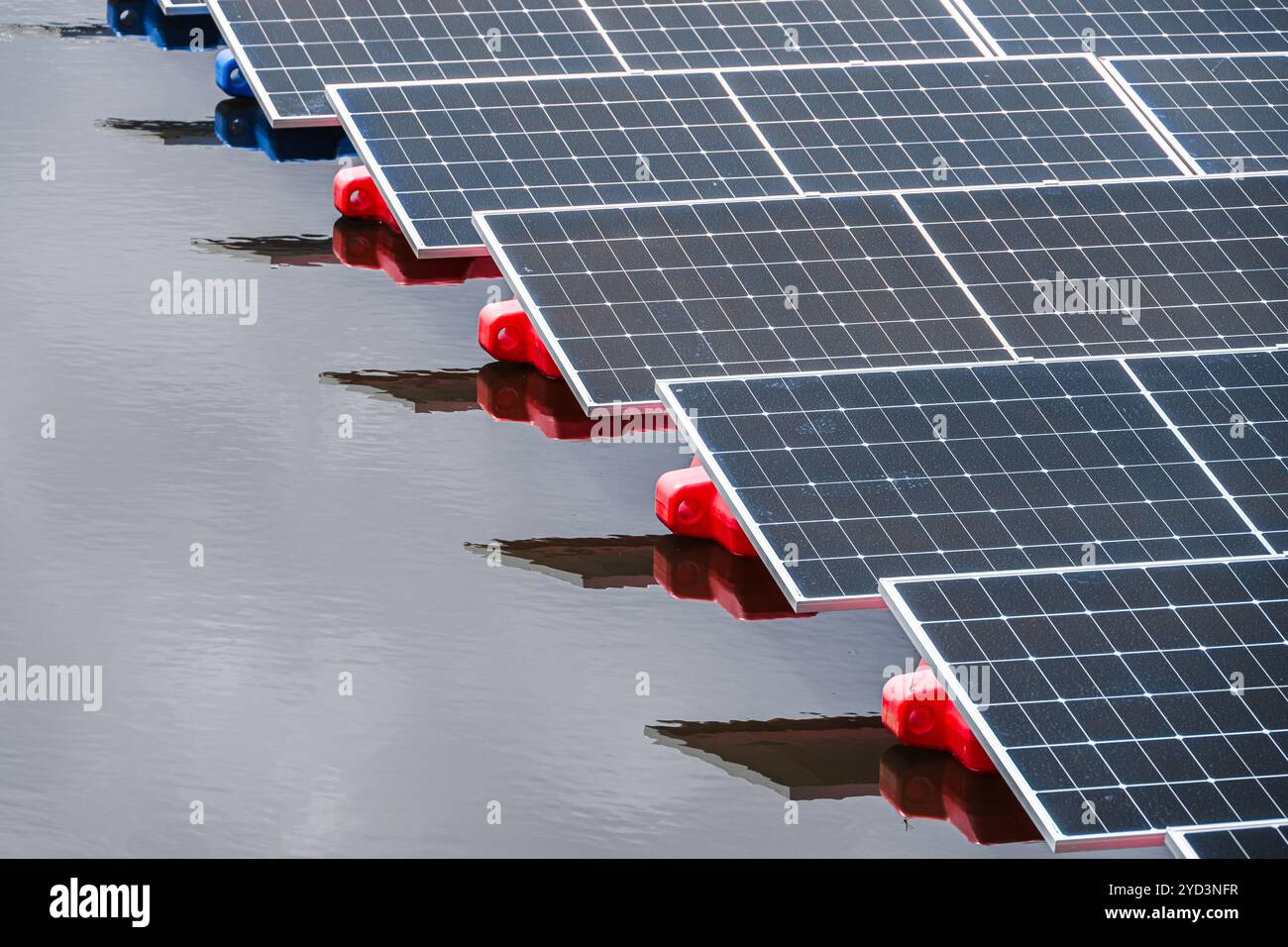 Floating Solar Panel. Solar photovoltaic panel PV System in Industry ...