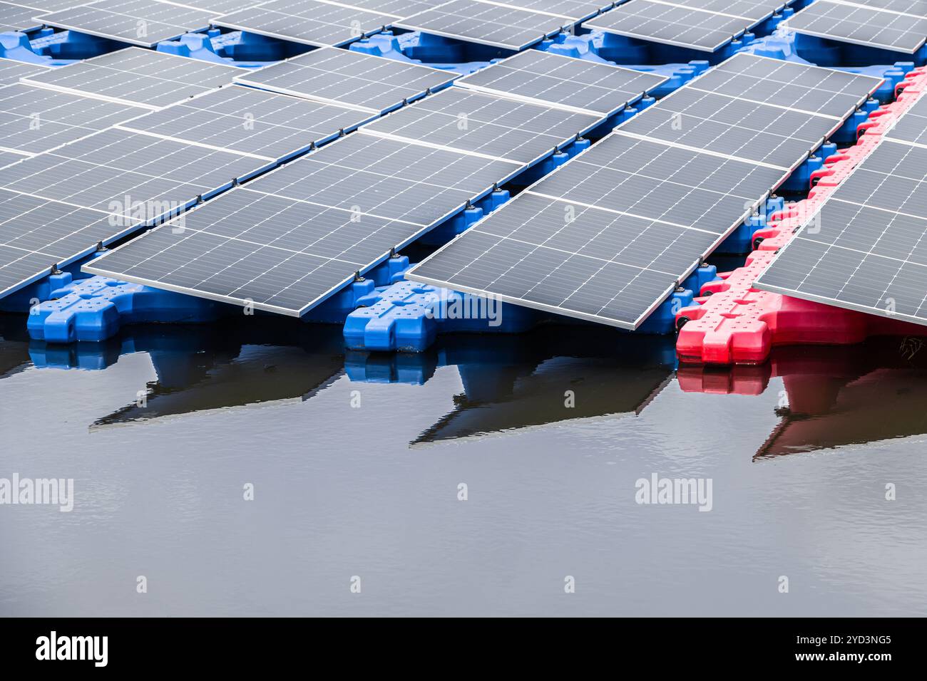 Floating Solar Panel. Solar photovoltaic panel PV System in Industry ...