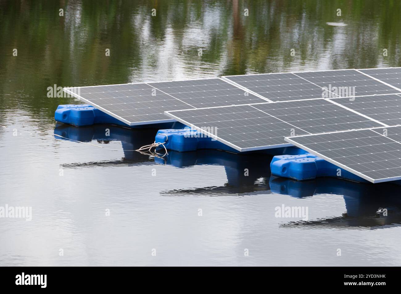 Floating Solar Panel. Solar photovoltaic panel PV System in Industry ...