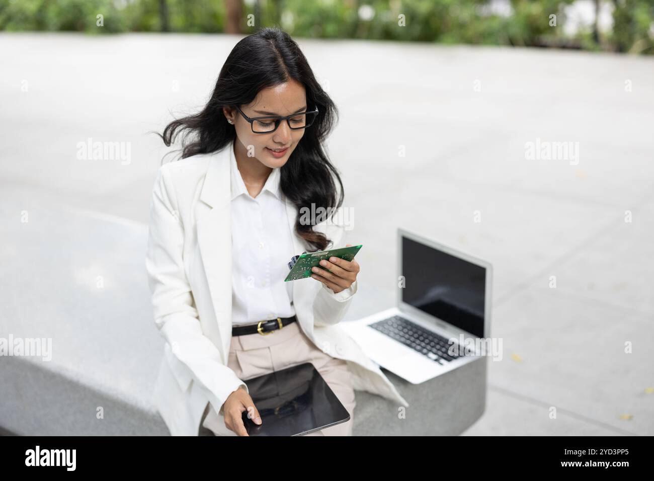 Business women computer hardware engineer. Project lead PCB designer ...