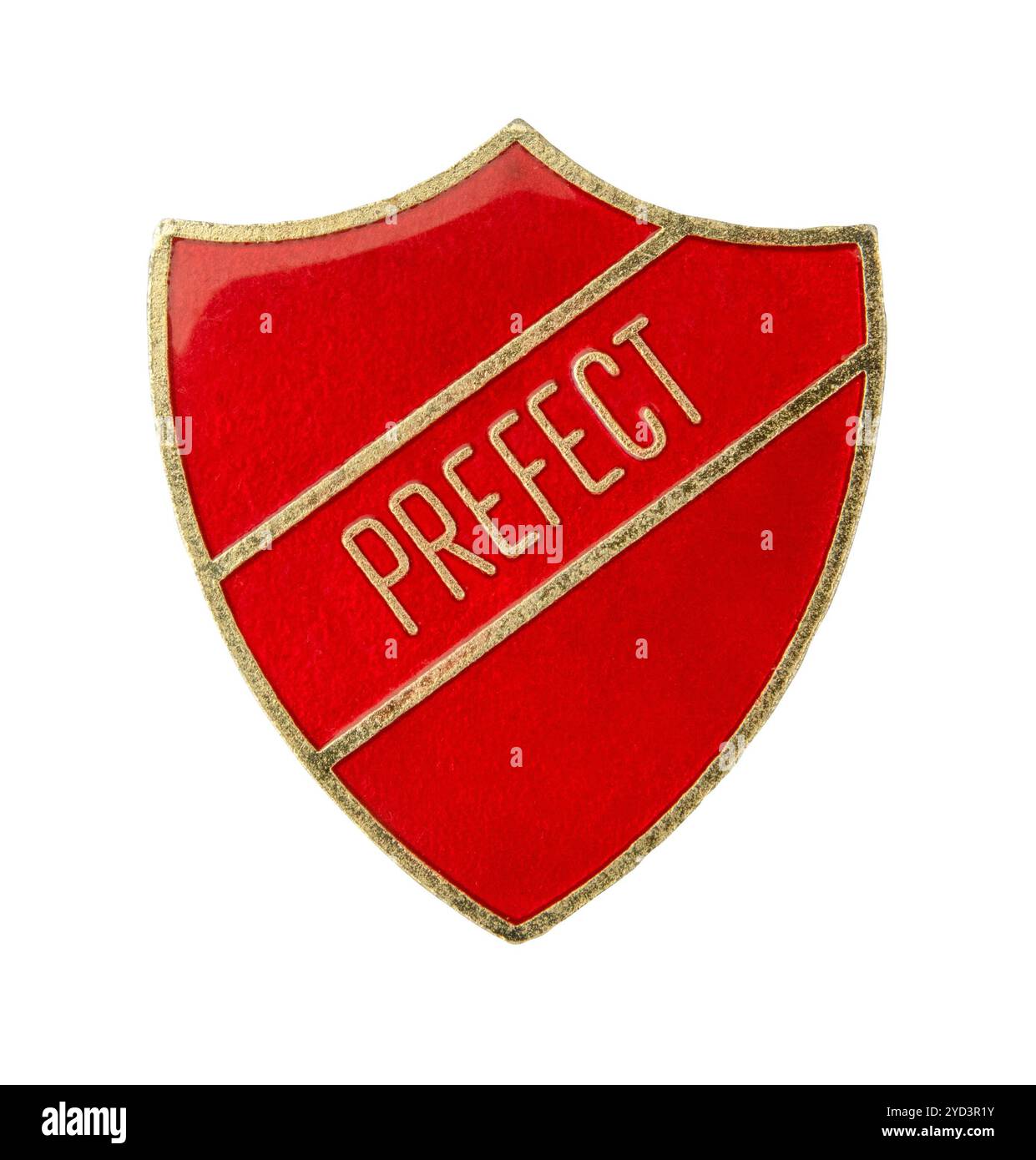 Isolated School Prefect Badge Stock Photo - Alamy