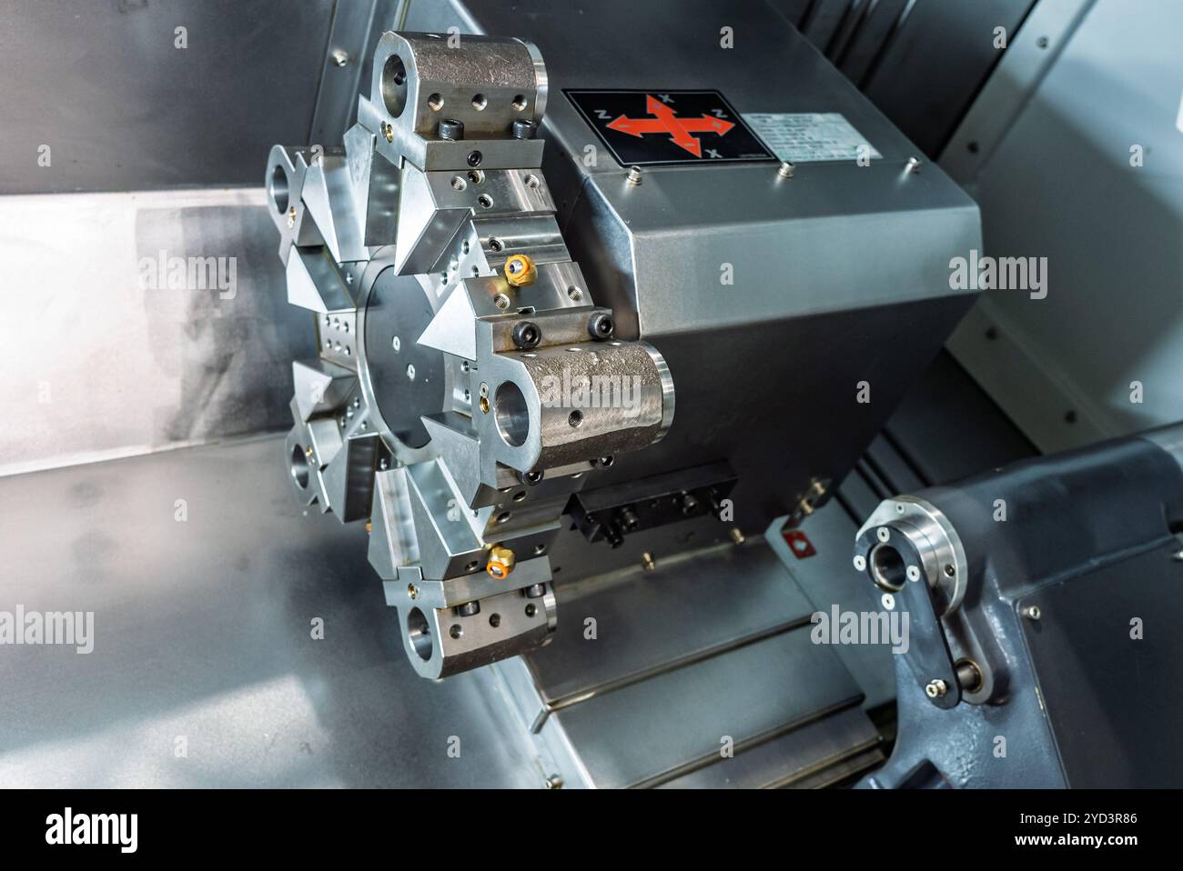 Cnc machine. The CNC lathe machine or Turning machine. Turning ...