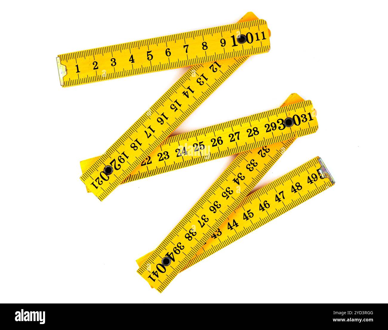 Wooden folding rule hi-res stock photography and images - Alamy