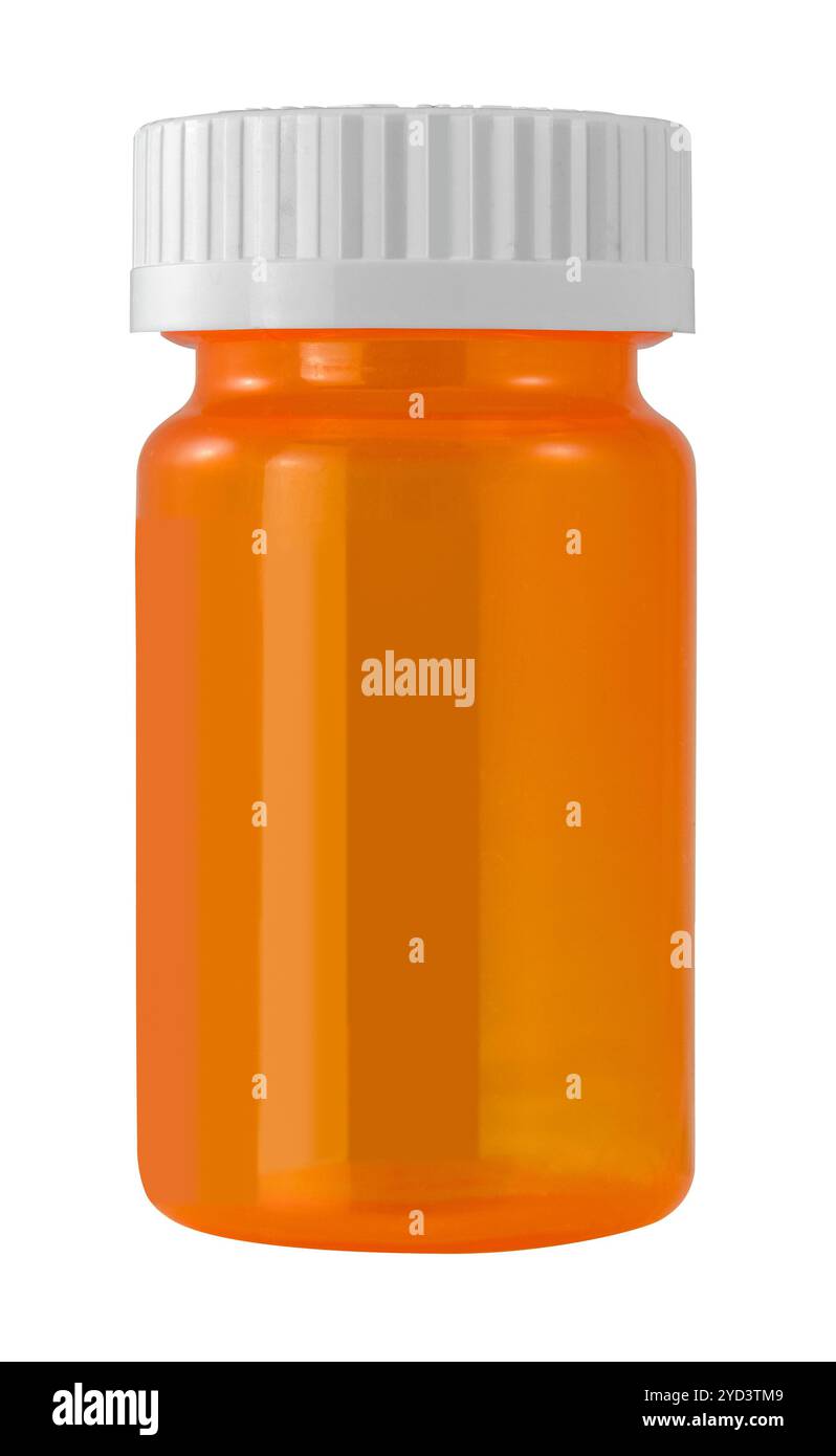 Isolated Empty Medicine Bottle Stock Photo - Alamy