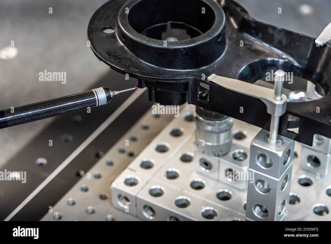 3d precision measurement on machine quality control parts. Measuring machine for finished parts ...