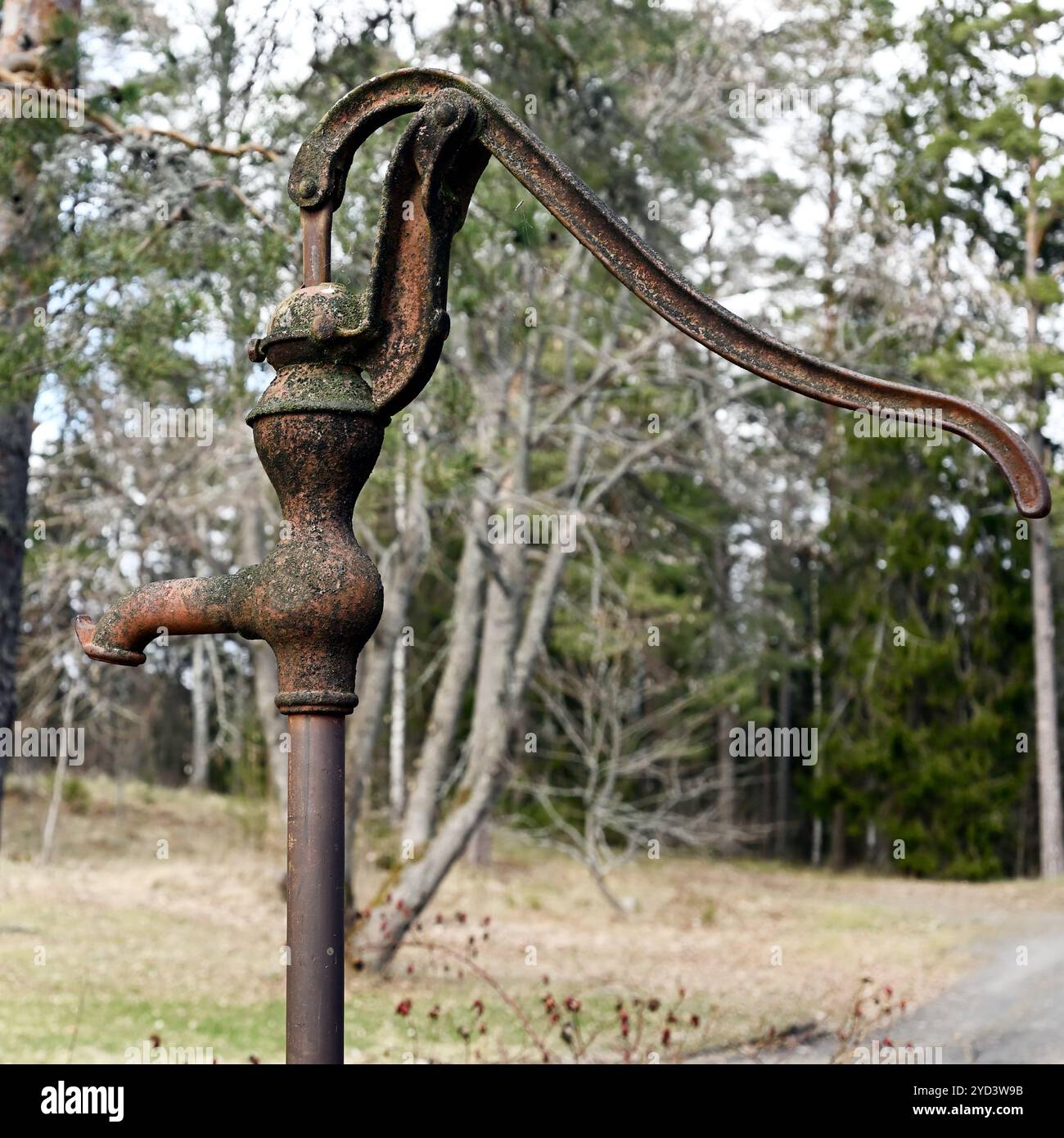 Old rusty water column outdoors Stock Photo - Alamy