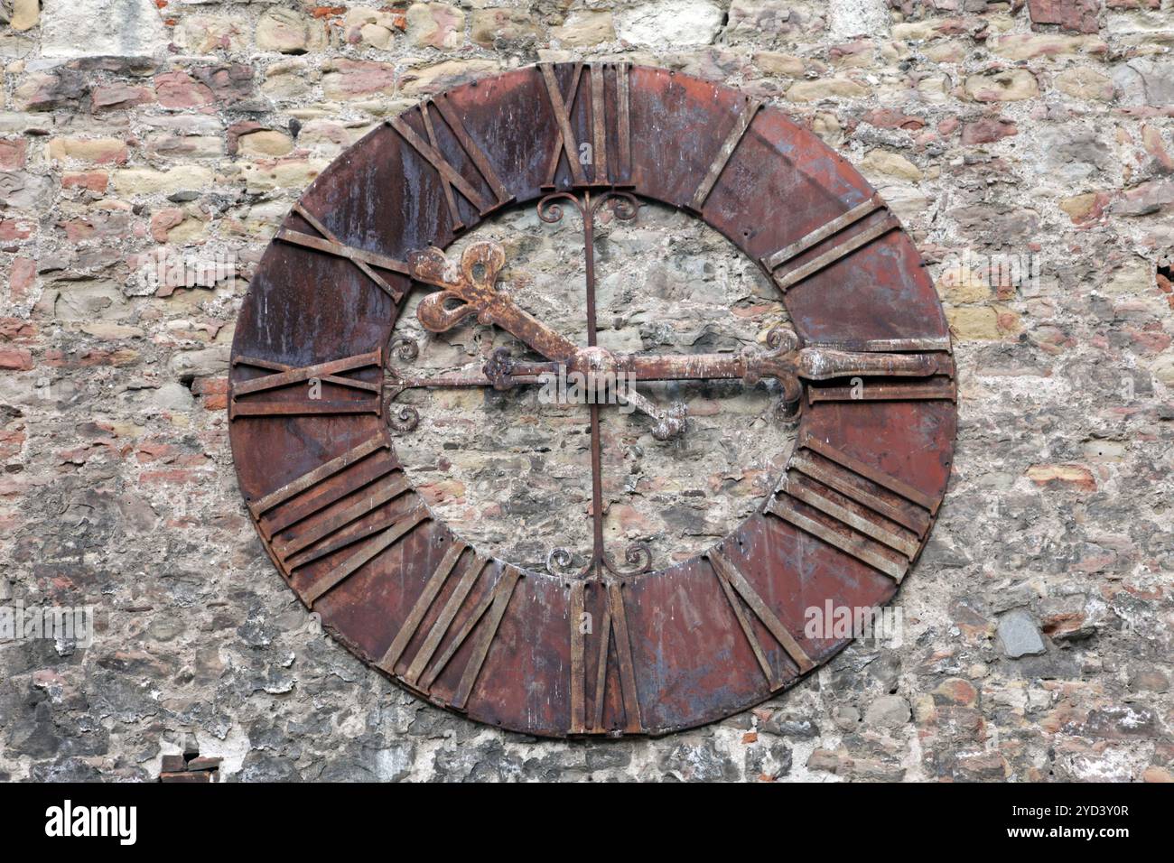 Old rusty clock on hi-res stock photography and images - Alamy