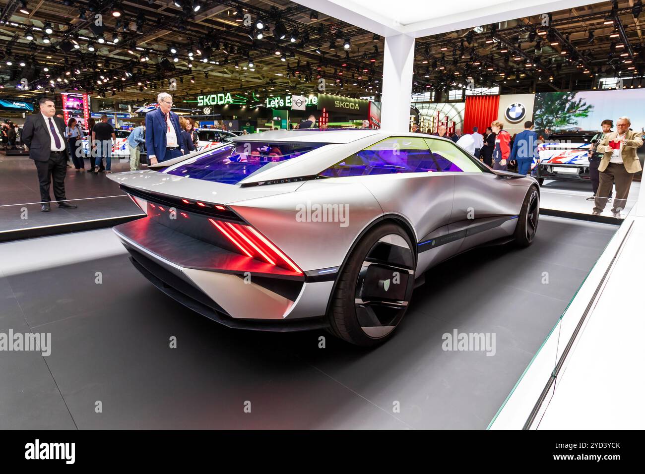 Peugeot Inception concept car (2025) at the Paris Motor Show. Paris ...