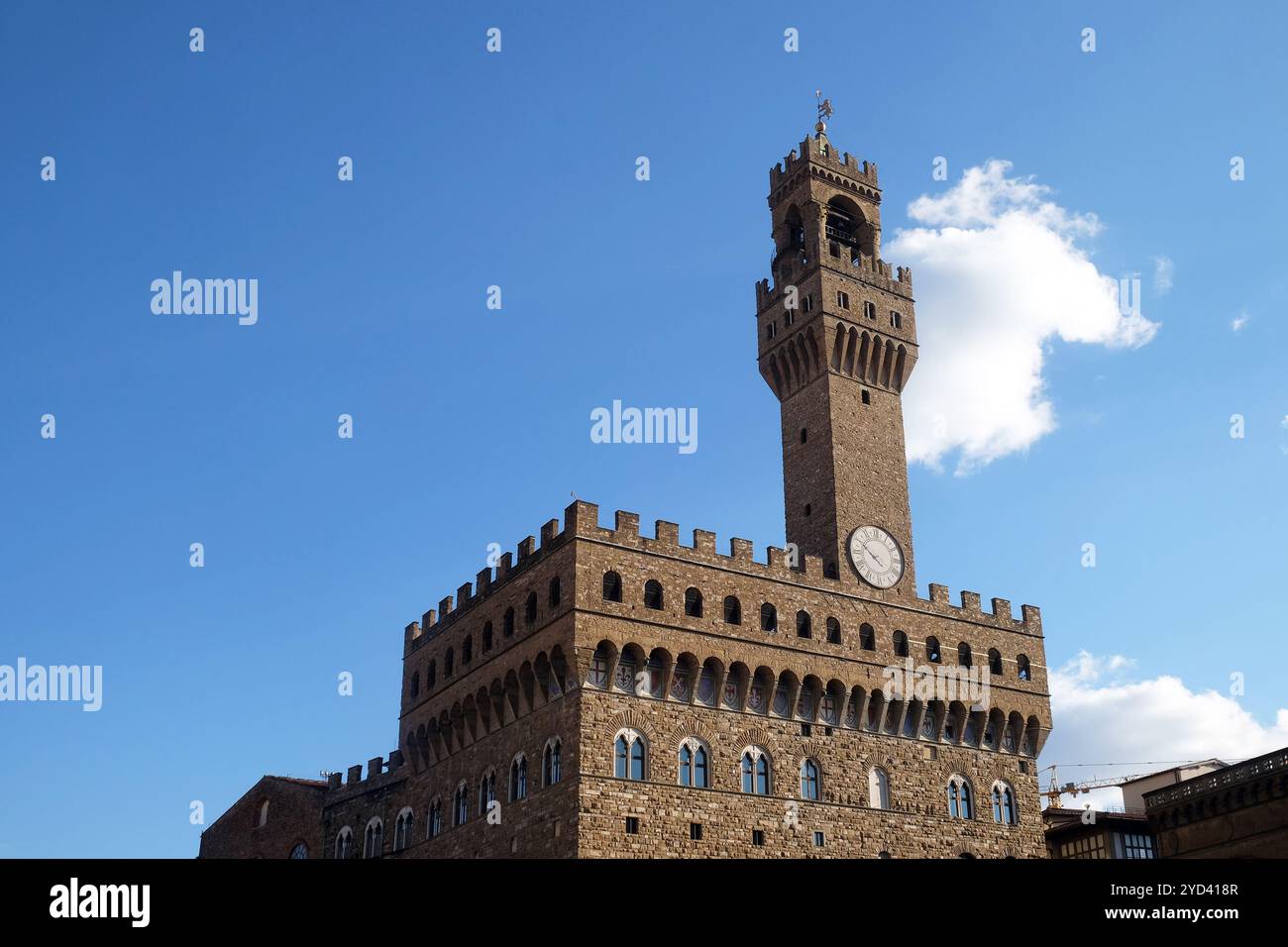The Palazzo Vecchio (Old Palace) a Massive Romanesque Fortress Palace ...