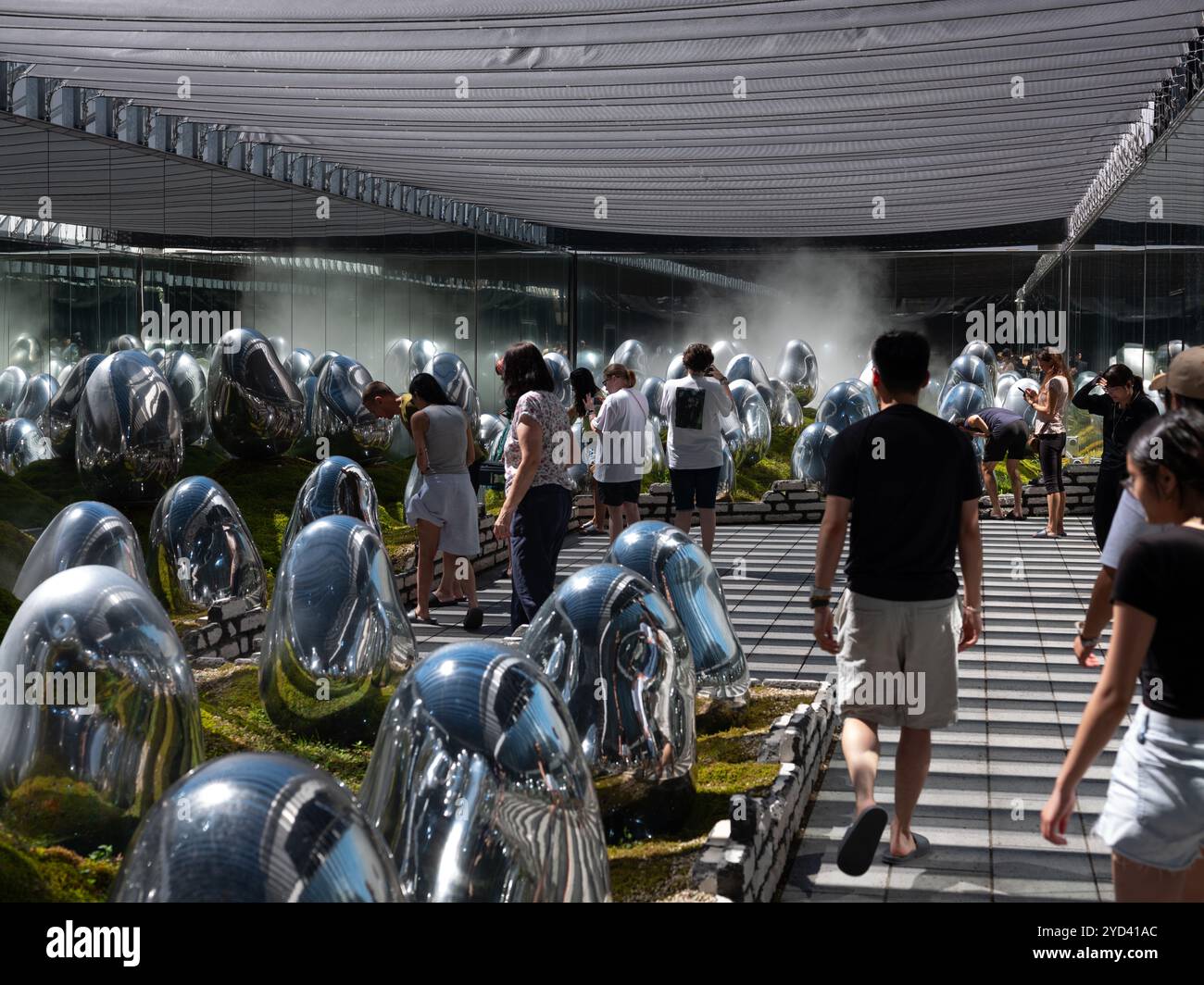 Inside the TeamLab Planets art installation in Tokyo, Japan Stock Photo ...