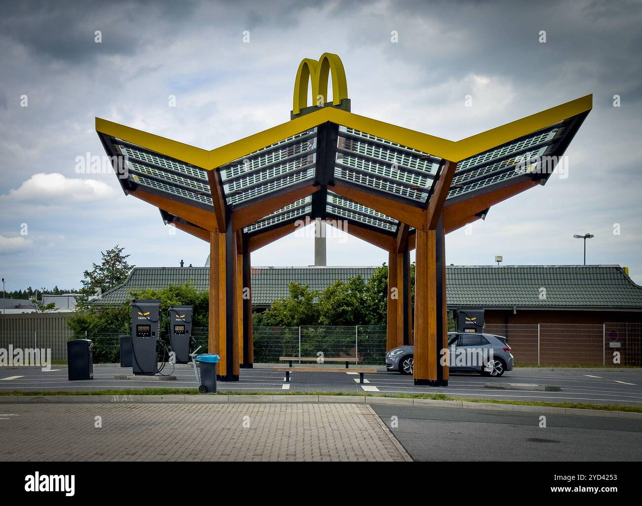 Tesla Super Charger power station, Fastned and Allego charging station ...