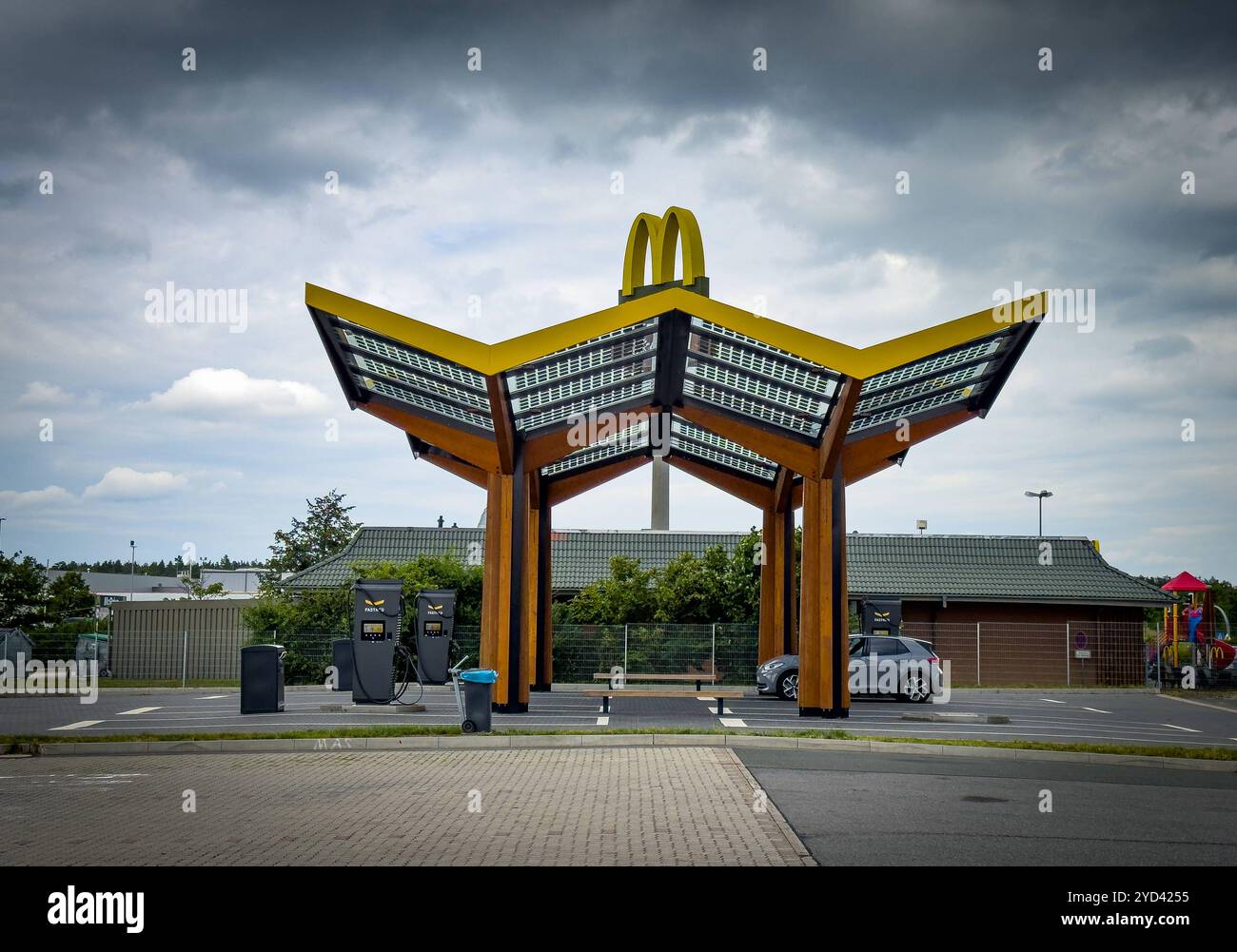 Tesla Super Charger power station, Fastned and Allego charging station ...