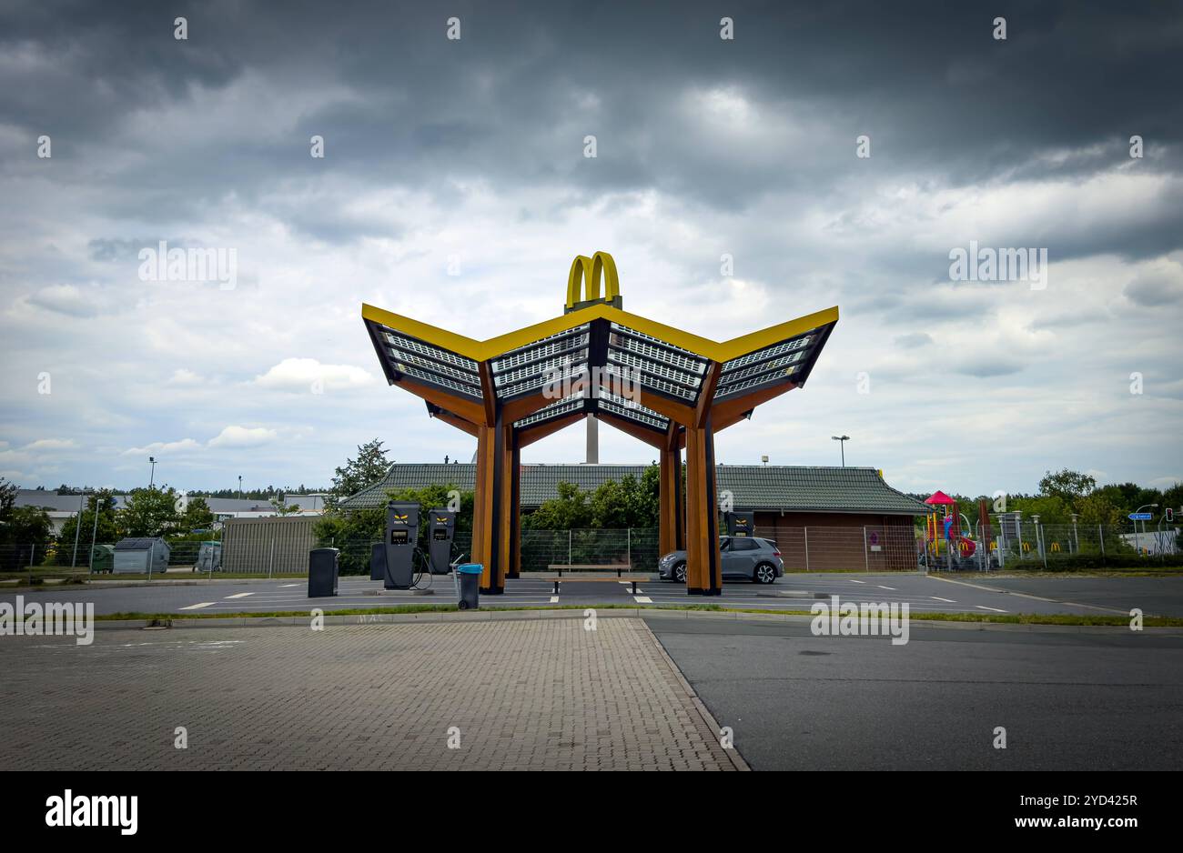 Tesla Super Charger power station, Fastned and Allego charging station ...