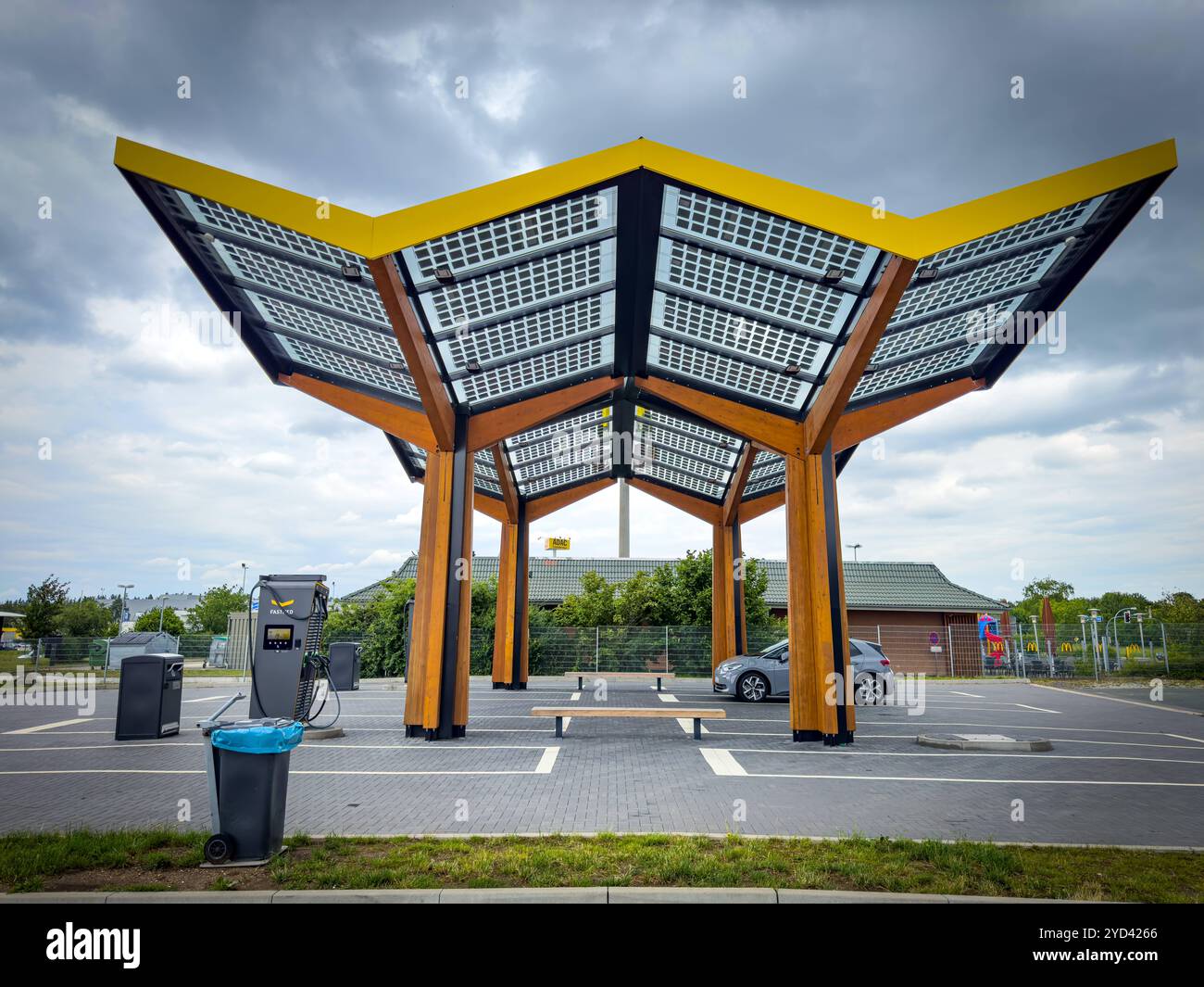 Tesla Super Charger power station, Fastned and Allego charging station ...