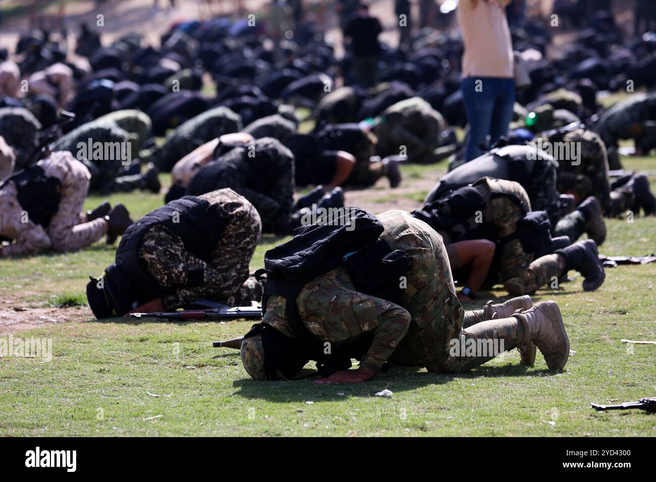 Gaza, Palestine. 08 June 2020. Members of the Al-Quds Brigades, the ...