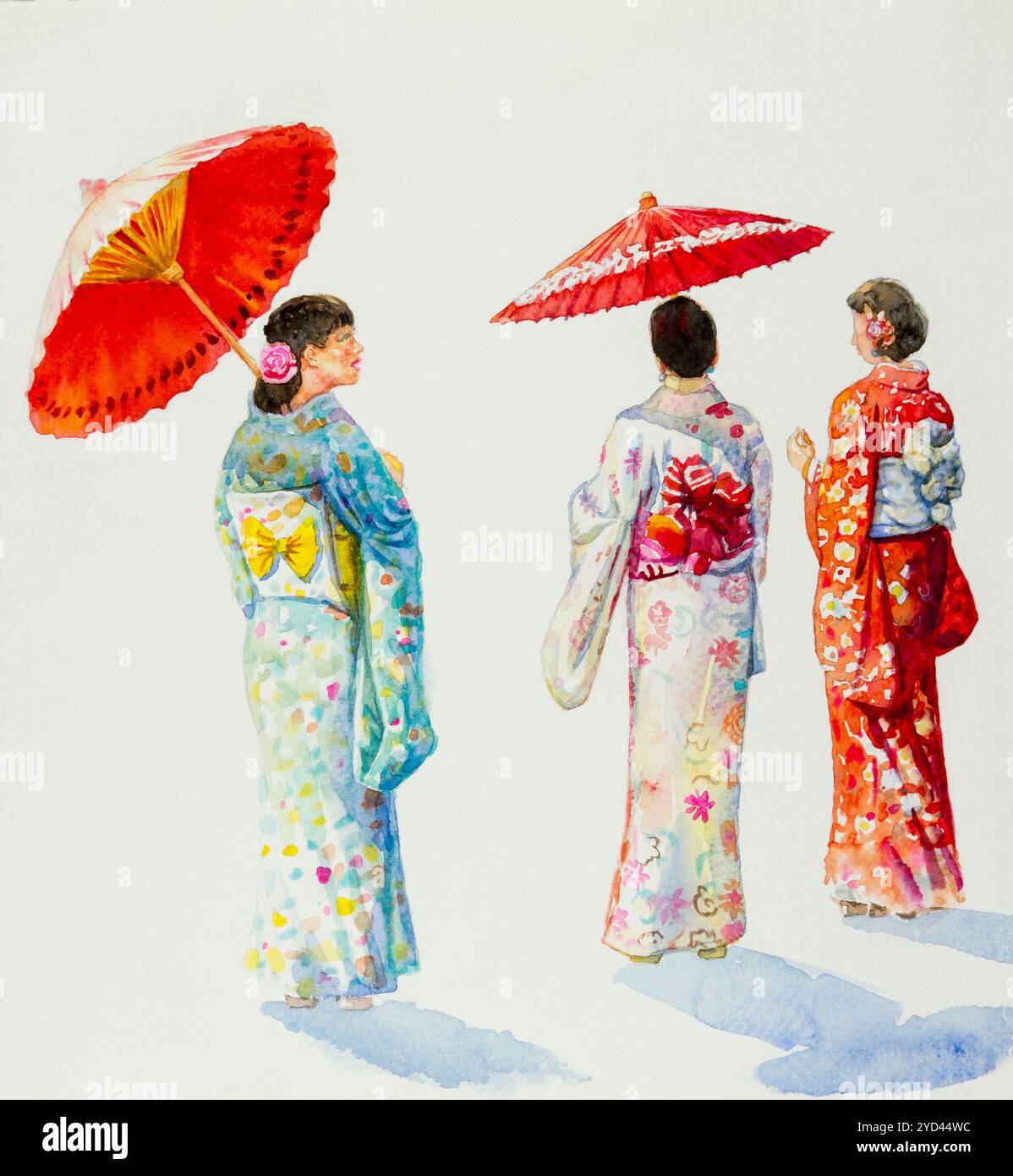 Asian woman in Kyoto Japan - Maiko geisha wearing japanese traditional ...