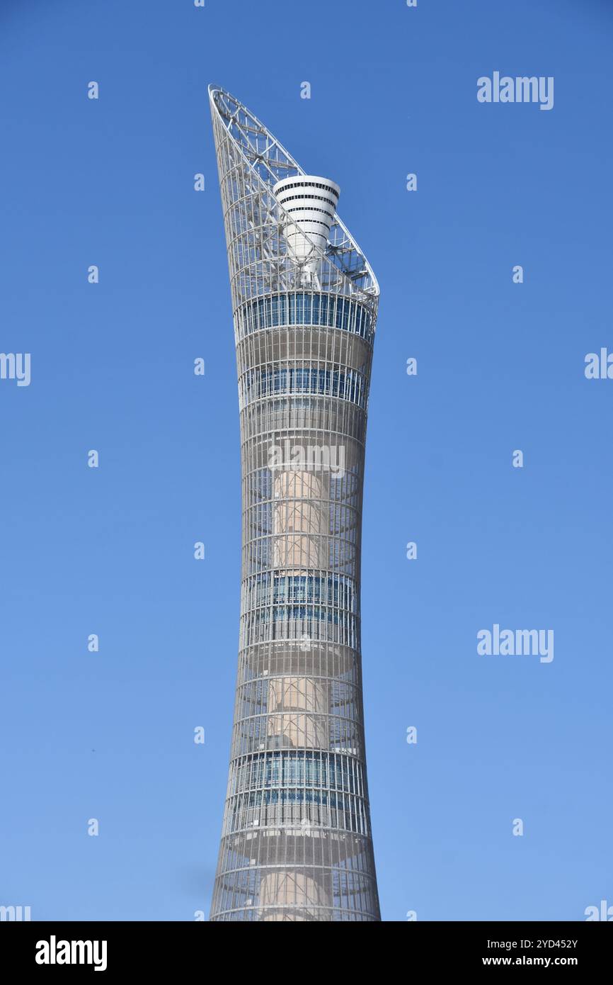 Aspire Tower, also known as The Torch, in Doha, Qatar Stock Photo - Alamy
