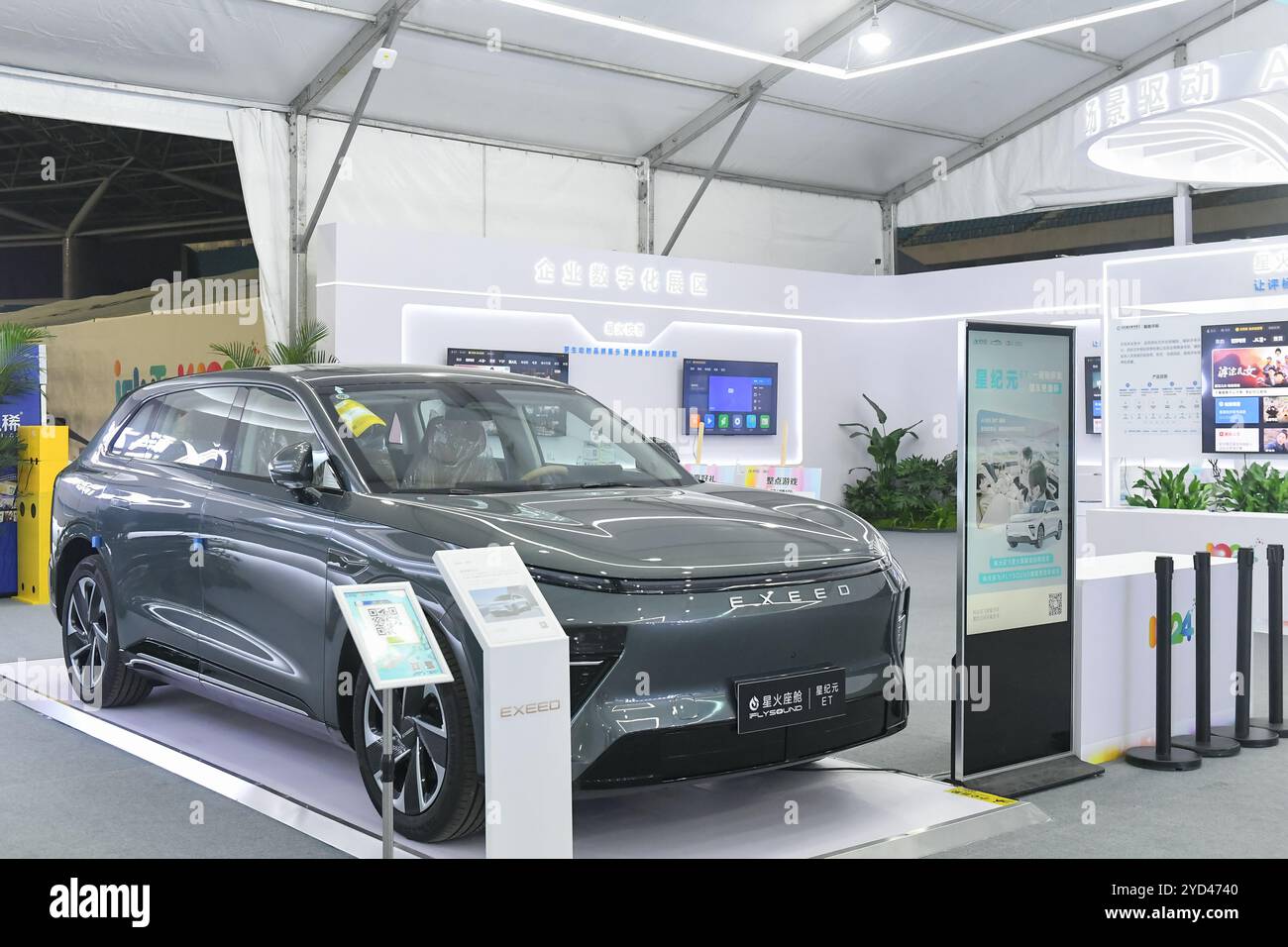 HEFEI, CHINA - OCTOBER 24, 2024 - A Chinese new energy vehicle with an ...