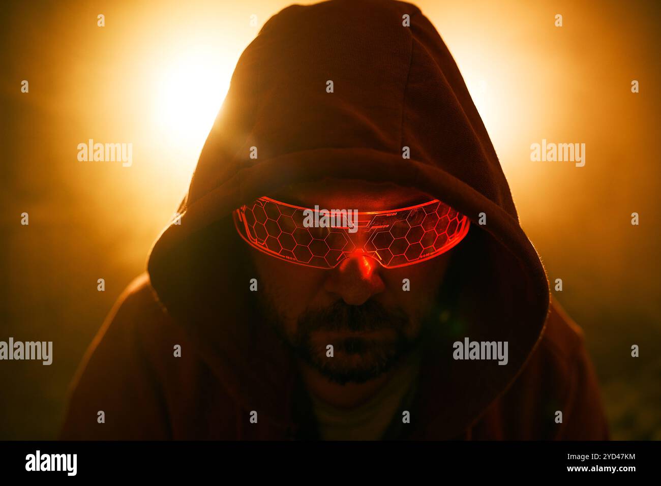 Man in jacket glasses hi-res stock photography and images - Alamy