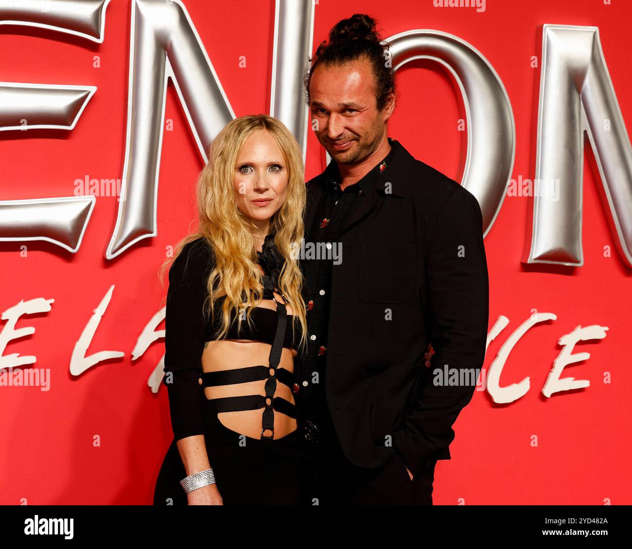 London, UK. 23rd Oct, 2024. Juno Temple and Michal Szymanski at Venom ...