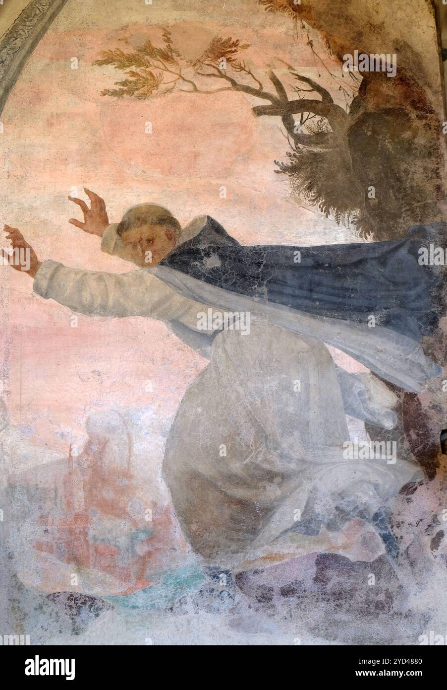 Saint Peter the Martyr, fresco in the cloister of Santa Maria Novella ...