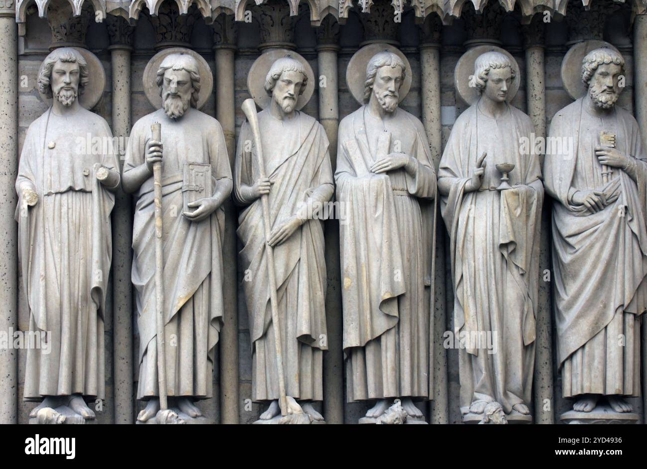 Saints Bartholomew, Simon, James the Less, Andrew, John, and Peter ...