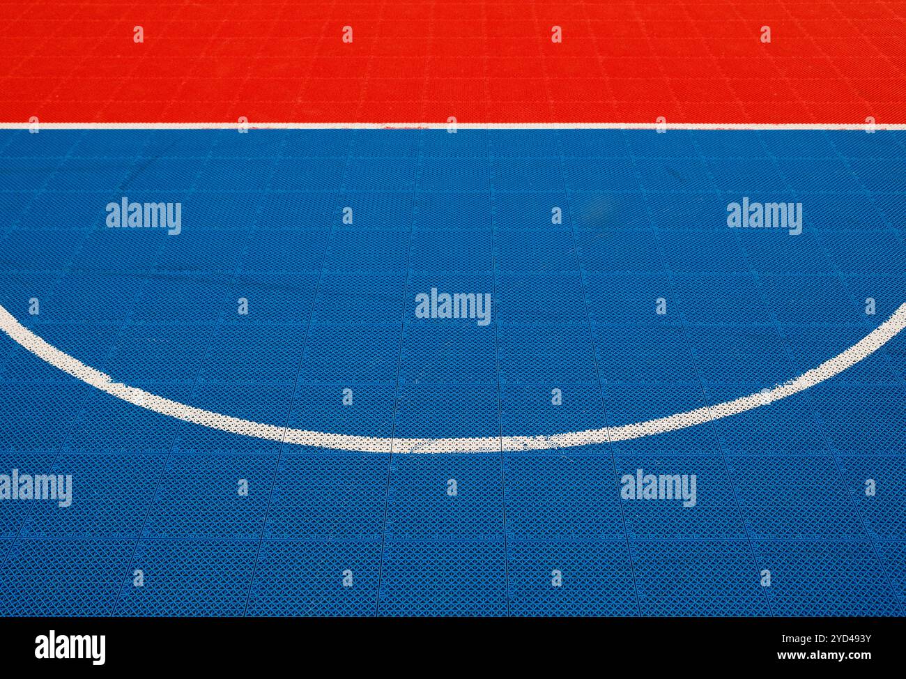 Basketball court with empty ground Stock Photo - Alamy