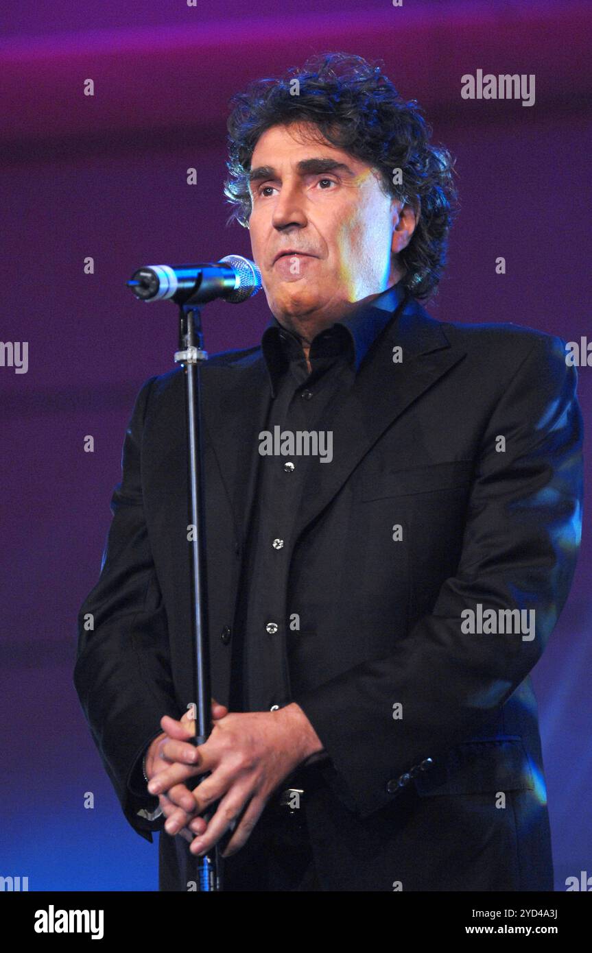 Milan Italy 11/04/2008: Stefano D'Orazio, drummer of the Italian rock ...