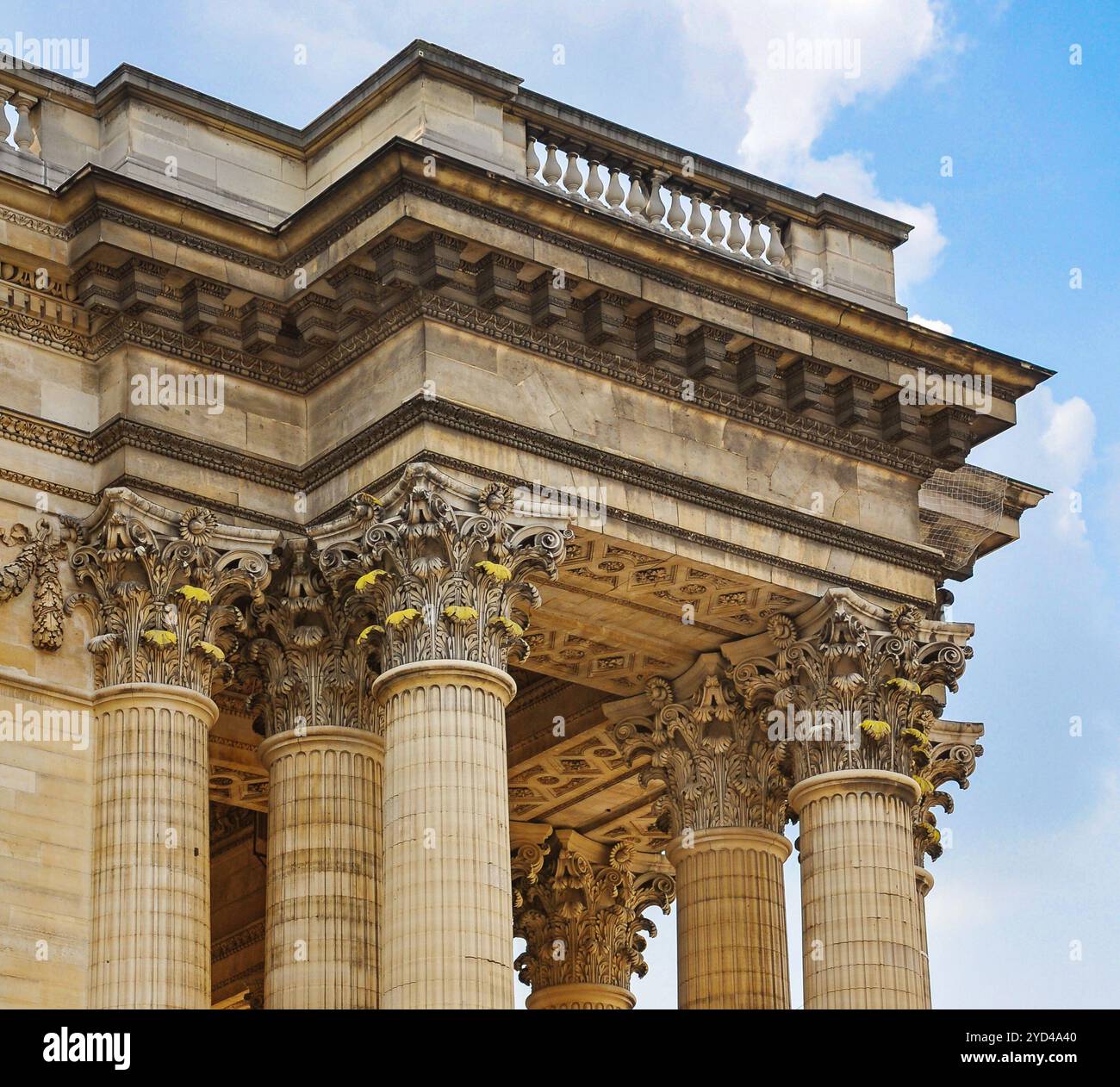 Majestic Corinthian Columns of the Pantheon: Parisian Grandeur Stock ...