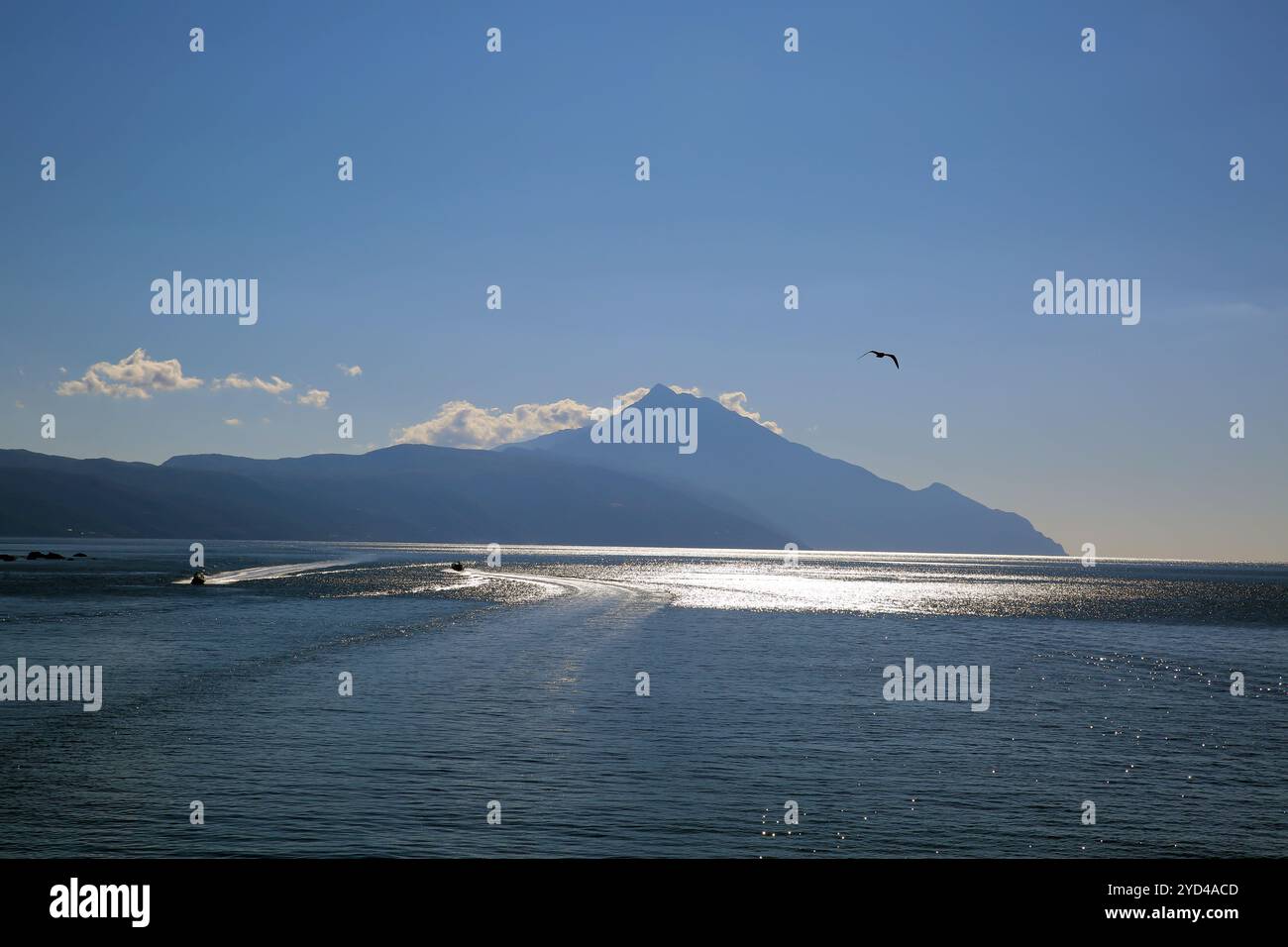 Mount Athos - mountain on the Athos peninsula in northeastern Greece ...