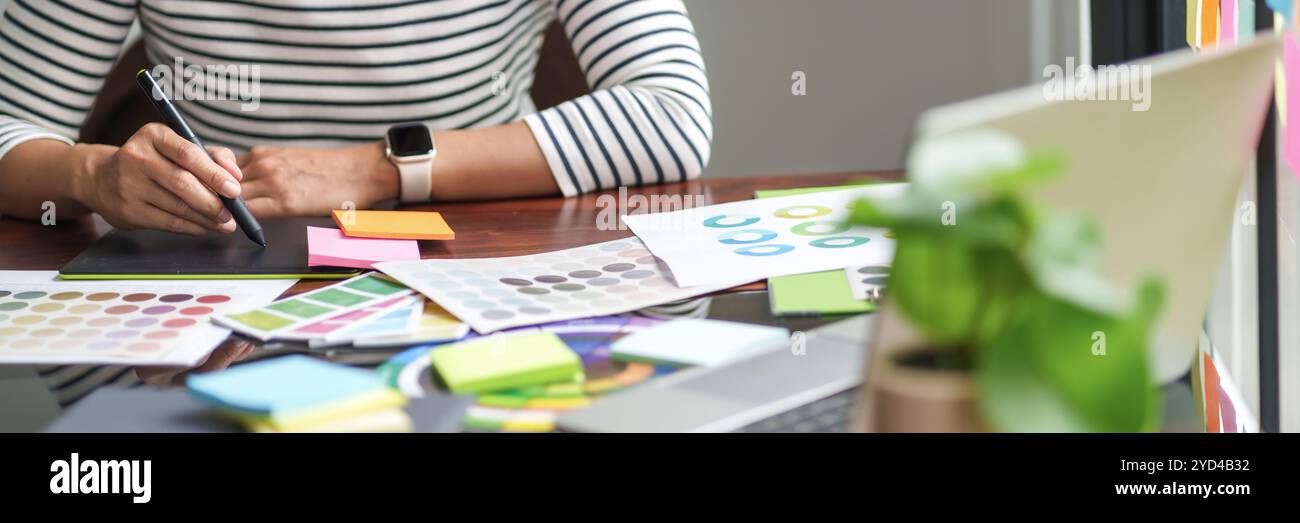 Startup Architect creative designer working with new project ideas ...