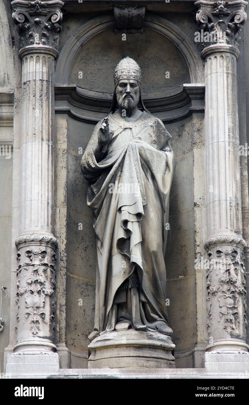 Saint Gregory, Church of the Holy Trinity, Paris Stock Photo - Alamy