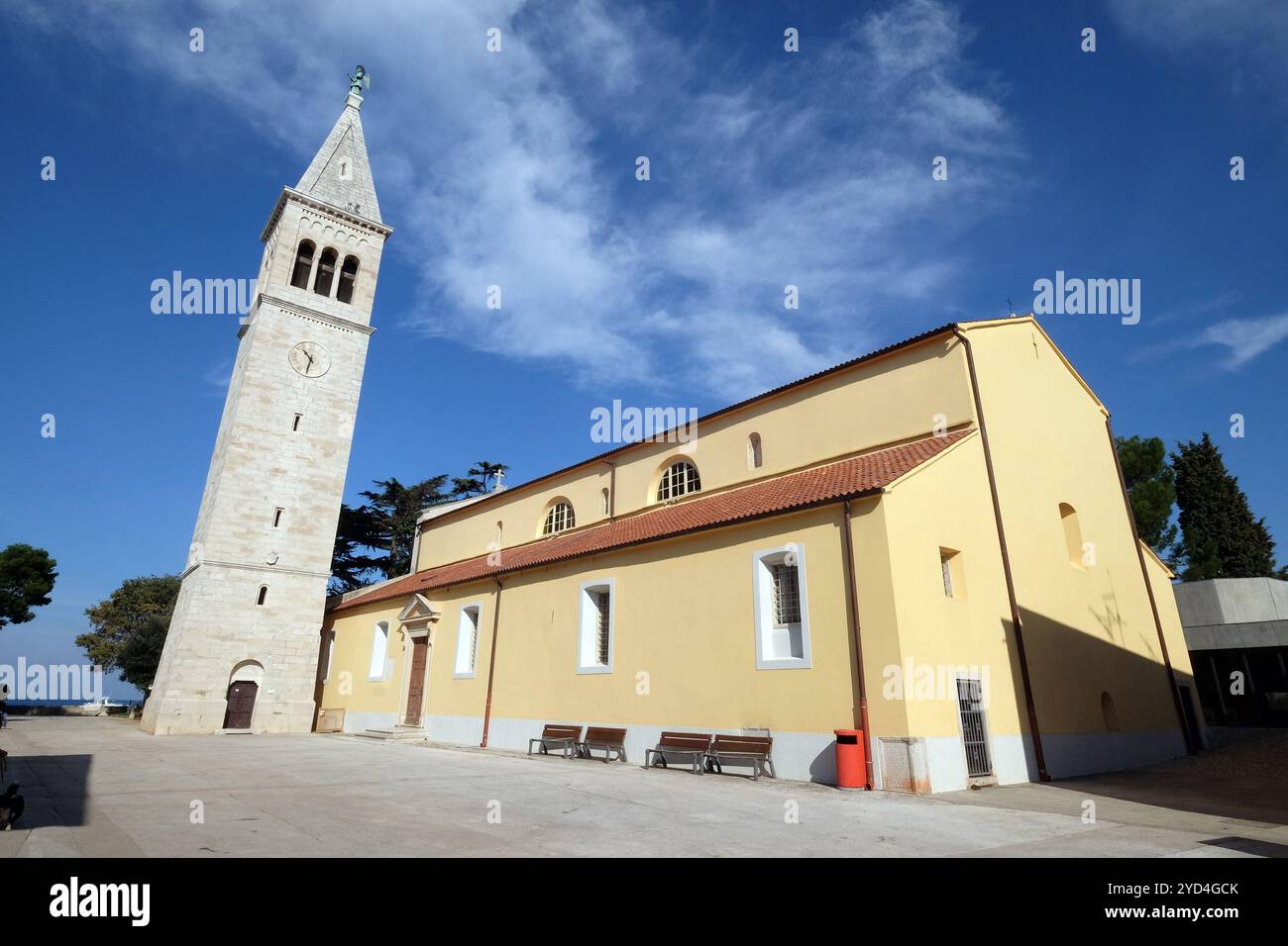 Parish church of St. Pelagius in Novigrad, Croatia Stock Photo - Alamy