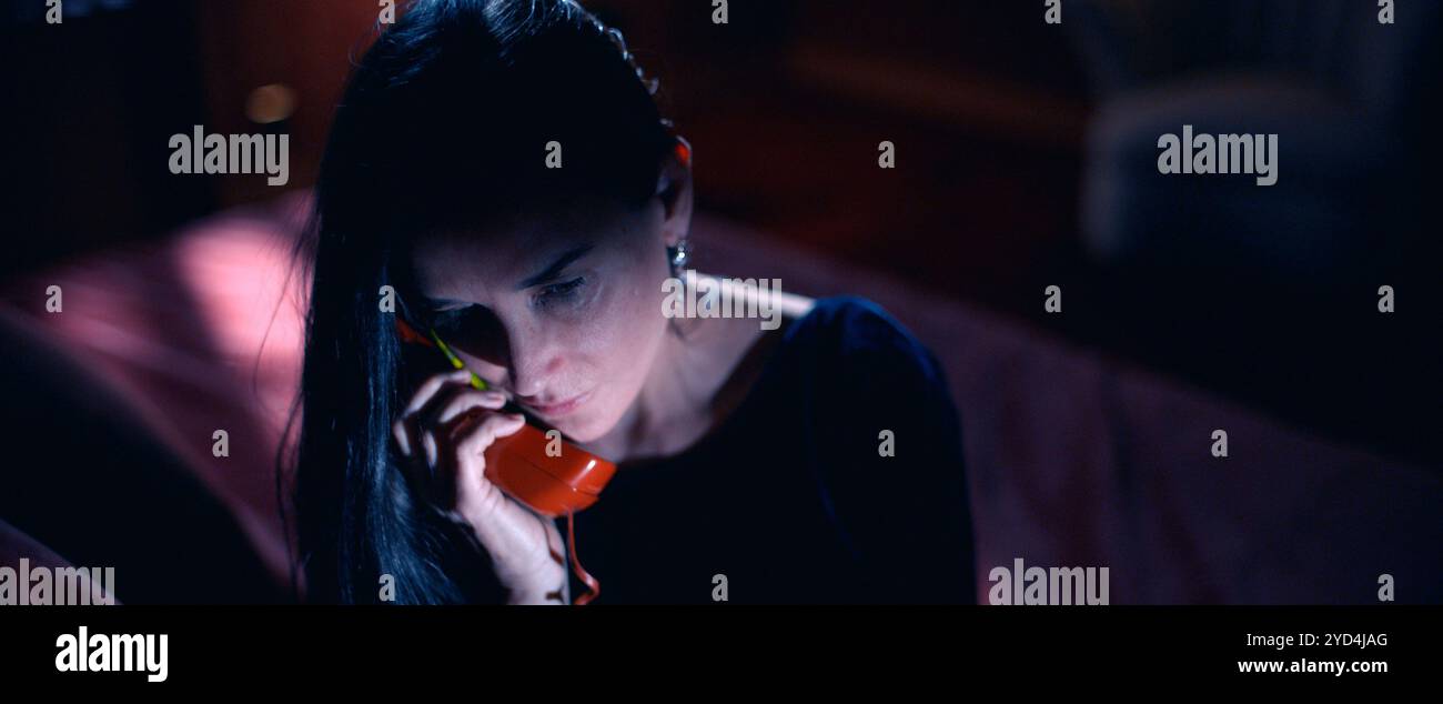 DEMI MOORE in THE SUBSTANCE (2024), directed by CORALIE FARGEAT. Credit ...