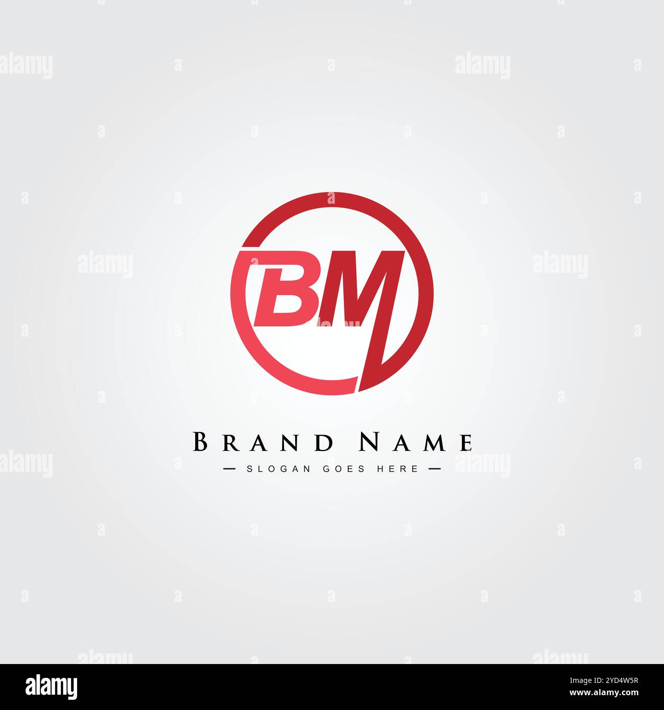 Bm logo design hi-res stock photography and images - Alamy